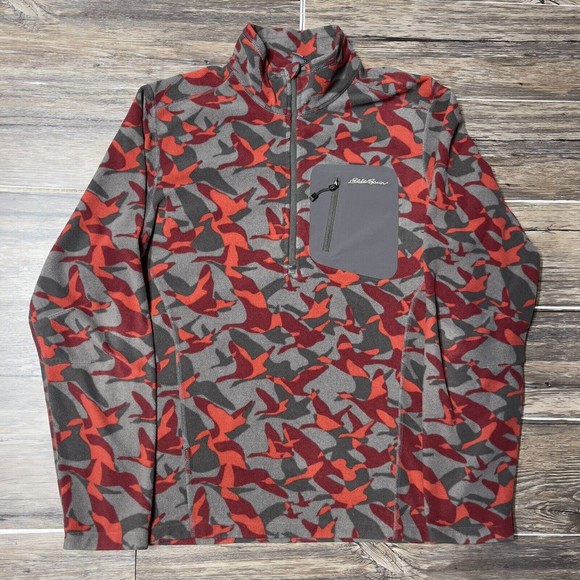 Eddie Bauer | Shirts | Eddie Bauer First Ascent Bird Logo Camo Fleece ...